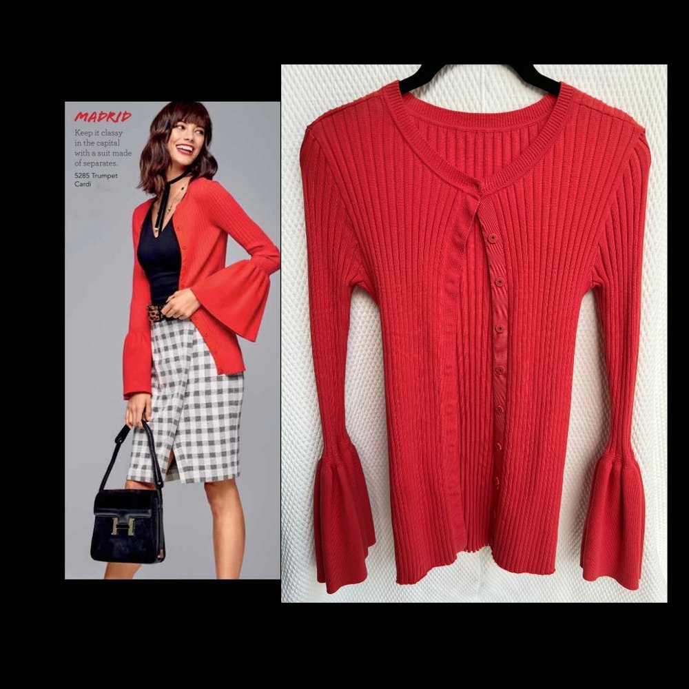 Host Pick -Cabi Trumpet Cardi #5285 - The Perfect Lit… - Gem